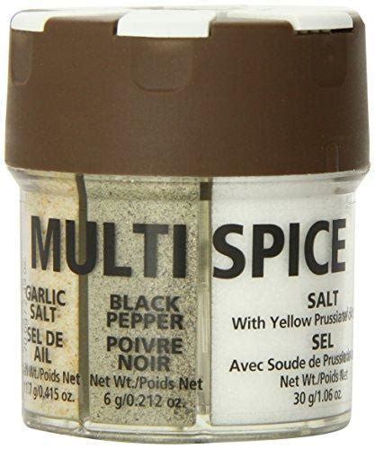 Coghlans Multi Spice Shakers Compact 6 In 1 Seasoning Containers For