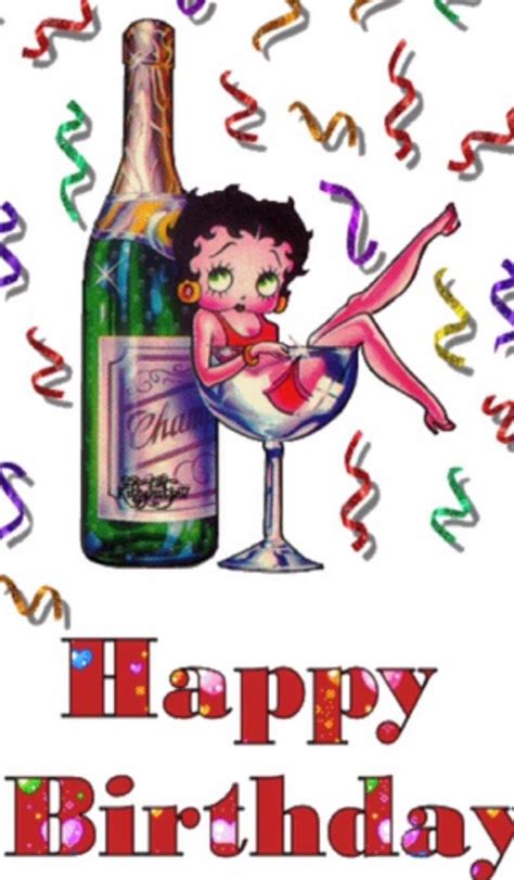 Pin By Stacy Dos Santos On Holiday Cards Happy Birthday Betty Boop