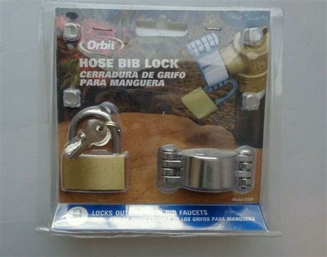 Orbit Hose Bib Lock For Outside Faucets Key Lock Universal Easy Install