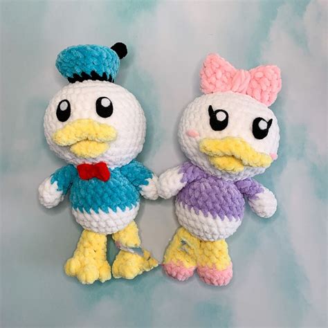 Crochet Donald Duck And Daisy Duck Pattern Yours Patterns