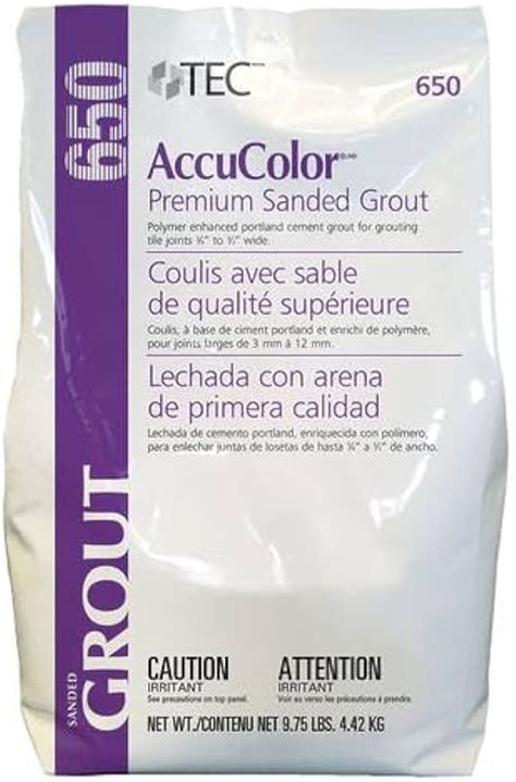Tec Accucolor Premium 650 Sanded Grout 9 75 Lb Choose Color Fast Lane Tile Supplies
