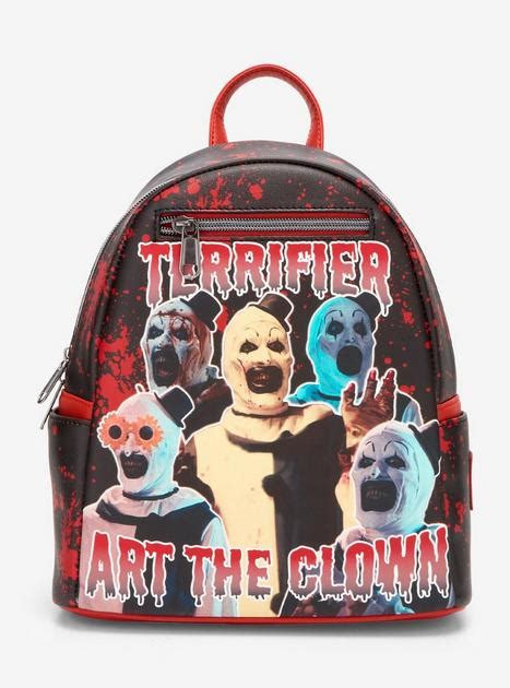 Loungefly Terrifier Art The Clown Splatter Mini Backpack Hot Topic