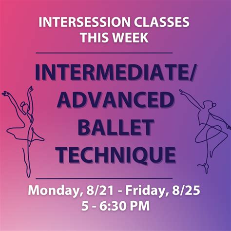 Updated Intersession Class Charlotte Ballet Academy Facebook