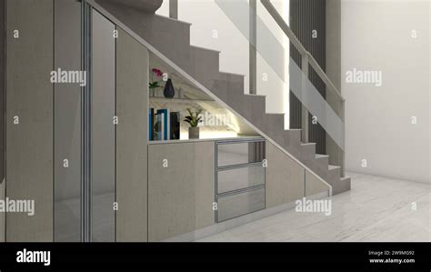 Cabinet Design Under Stairs