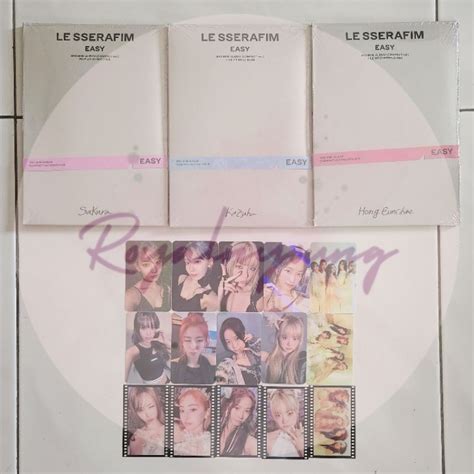 Jual Album Lsf Le Sserafim Easy Compact Ver Chaewon Sakura Yunjin
