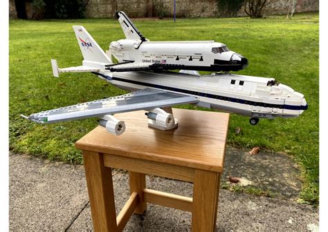 Lego Moc Nasa Boeing 747 Shuttle Carrier Aircraft By Damob By Damob