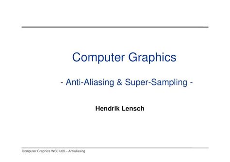 Pdf Computer Graphics Resourcesmpi Infmpgderesourcesmpi Infmpg