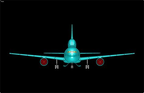 Lockheed L1011 Aircraft Solid Assembly Model 3d Model 30 3dm Dwg Skp Stl Unknown Free3d