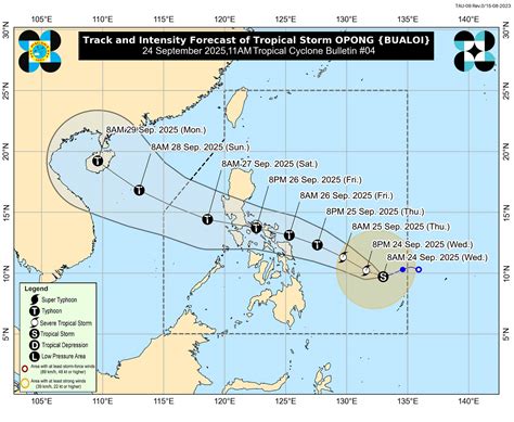 Breaking Opongph May Become A Typhoon