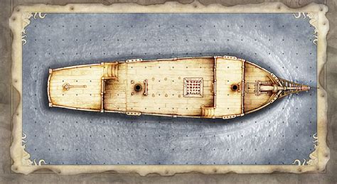 The Northern Queen [40x40] Battlemaps Ship Map Dnd World Map