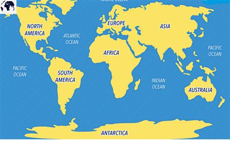 World Map Pacific Ocean