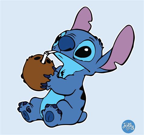 Lilo Hula Girl And Stitch With Coconut Guitar And Flower Etsy