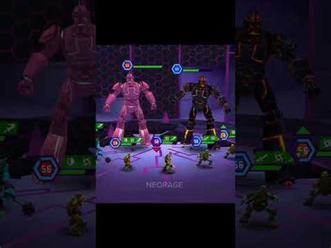 Tmnt Legends Traag And Granitor Boss Fight Youtube