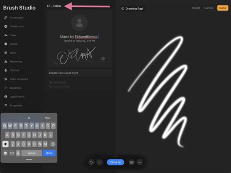 How To Make A Glowing Neon Procreate Brush Ebb And Flow Creative Co