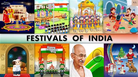 Indian Festivals Collage Biofest Indian Festivals And Biodiversity