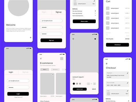 Mobile App Wireframe Examples At Jasper Frewin Blog