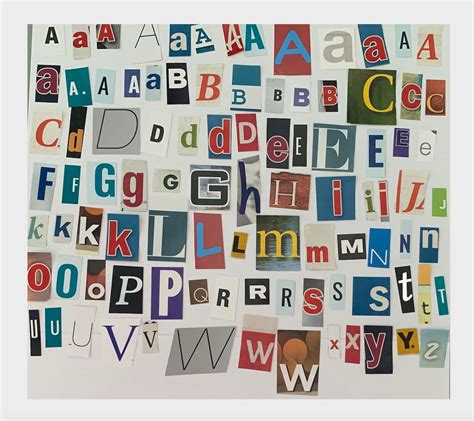 Magazine Letters 200 Collage Ransom Scrapbooking Card Making Junk