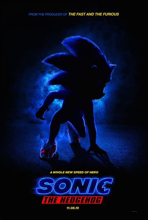 First Sonic The Hedgehog Poster Speeds Online Animated Views