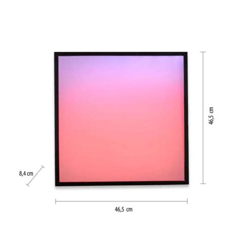 Modern Square Panel Remote Controlled Ceiling Light Stillorgan Decor