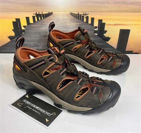New Keen Arroyo Ii Waterproof Hiking Sandals 1008419 Leather Brown Men