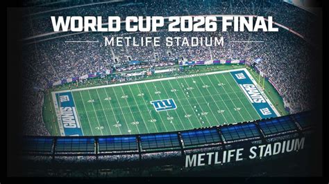 Metlife Stadium To Host Fifa World Cup 26 Final