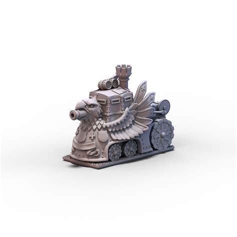 Empire Steam Engine 10mm Or 15mm Miniatures For Warmaster Kings Of War And Other Tabletop
