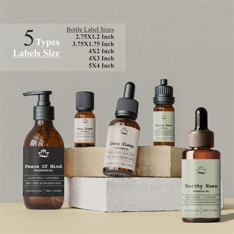 Product Label Template Editable Cosmetic Label Template Skin Care Labe