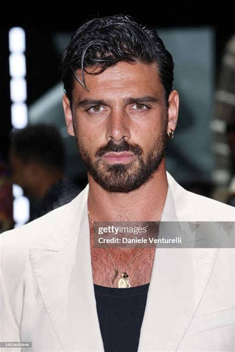 Michele Morrone Is Seen On The Front Row At The Dolce And Gabbana News
