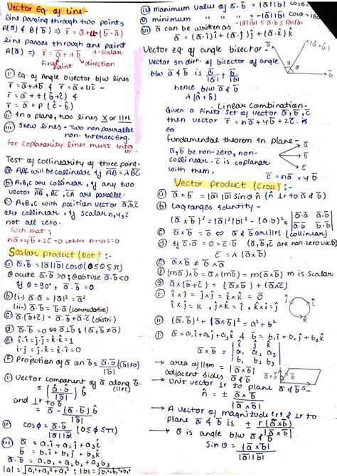 Solution Vector Short Notes 1 Studypool