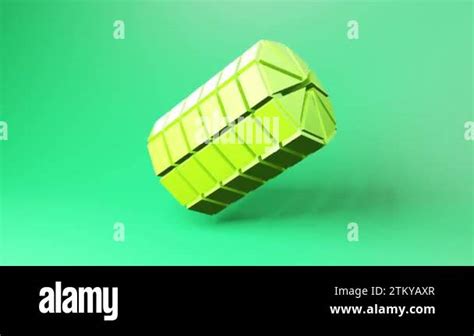 Cylinder Techno 3d Geometric Video Animation Background Looping 3d