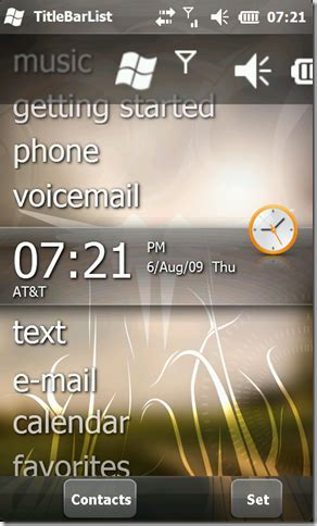 More Windows Mobile 65 Build 23022 Screen Shots Starting To Look