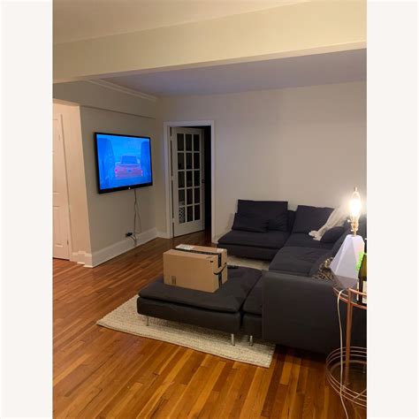 Ikea Dark Grey Soderhamn Sectional Aptdeco