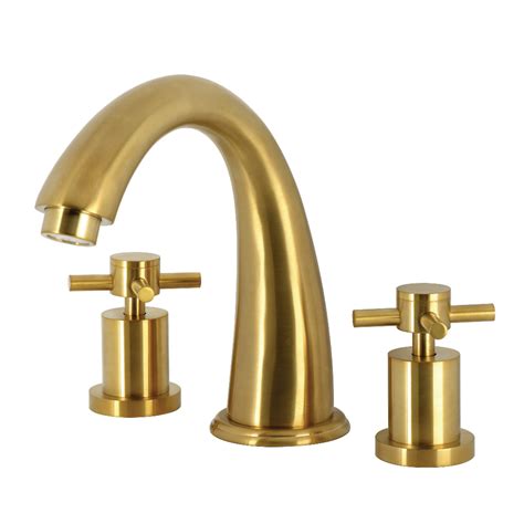 Kingston Brass Ks2367dx Concord Two Handle Deck Mount Roman Tub Faucet