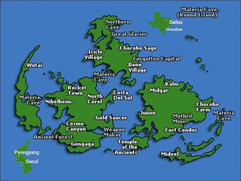 I Fixed The Ff7 World Map Rmapporncirclejerk