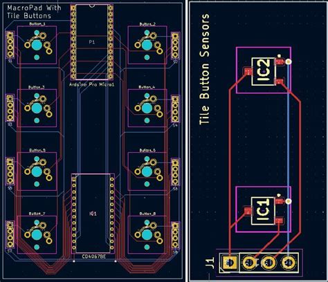 Macropad With Tile Holder Buttons Pcb Edition