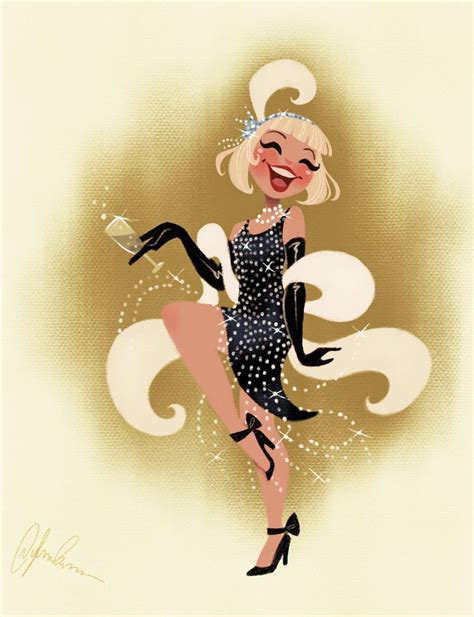 Flapper Gal 1 By Dylanbonner On Deviantart Nghệ Thuật Ý Tưởng Tượng