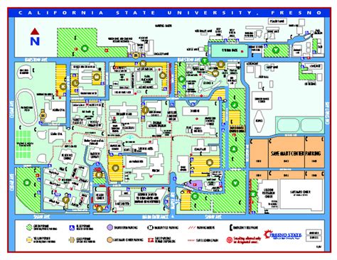 Fresno State Map Of Campus Oconto County Plat Map
