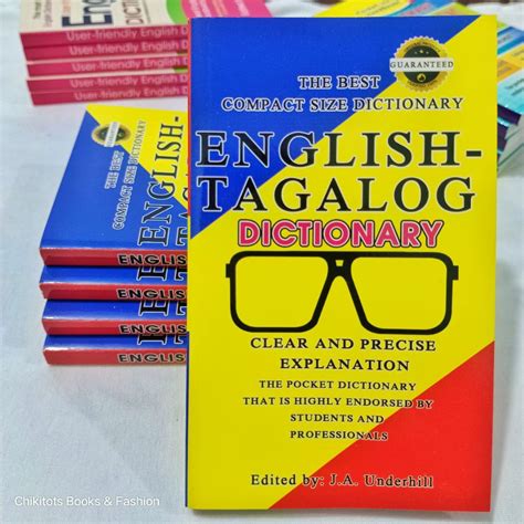 English Tagalog Dictionary Handy Pocket Size School Bundle Lowest