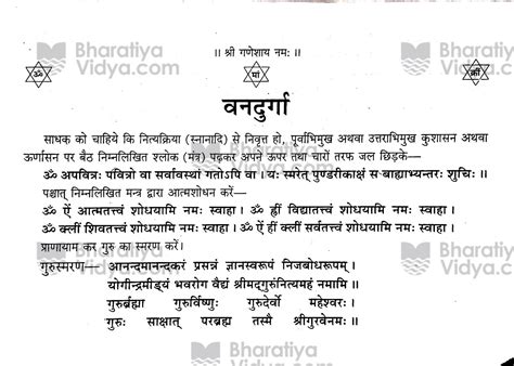 Vana Durga वनदुर्गा Bharatiya Vidya