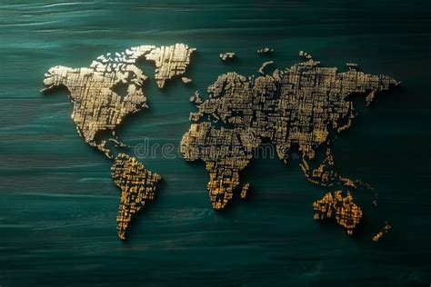 An Intricate Binary Code Representation Of The World Showcasing Tech