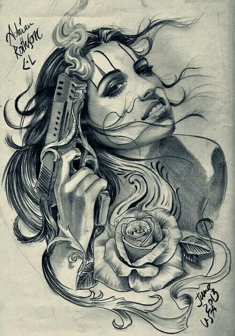 44 Chicano Girl Clowns Ideas Chicano Lowrider Art Chicano Art
