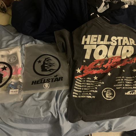 Hellstar Tour Tee Size Medium Brand New Comes With Depop