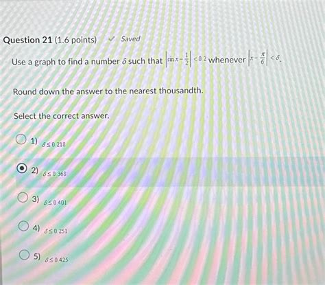 solved question 21 1 6 points n nuse a graph to find a