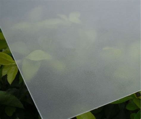 China Matte Polycarbonate Sheet Manufacturers And Suppliers Factory