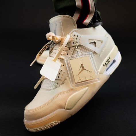 Off White Air Jordan 4 Sail 2020 Cv9388 100 Release Date Sbd