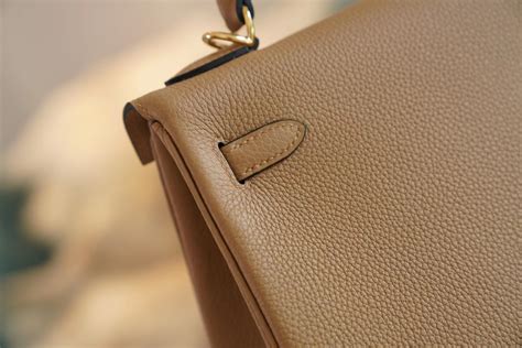Sale Sixmode Hermes 0m Chai Togo Leather Kelly 25cm Tote Bag Gold