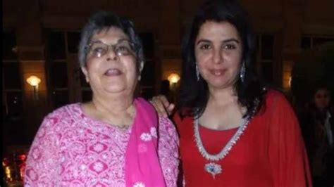 Farah Khans Mother Veteran Actress Menaka Irani Passes Away