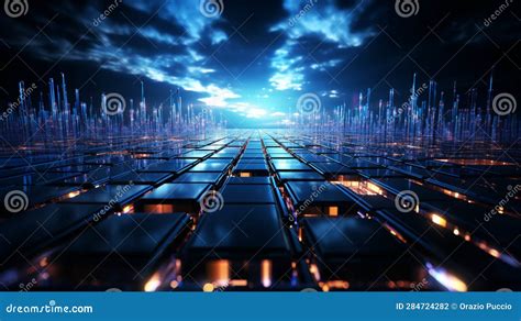 Exploration Of The Future Of Cyberspace Tech Backgrounds In Brilliant