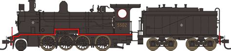 Australian Model Railway Ho D55 Class 2 8 0 Consolidation Type Standard