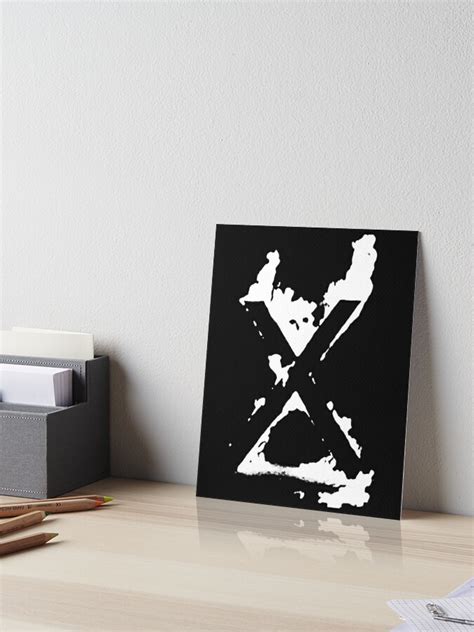 X Band Logo X Band Los Angeles Art Board Print For Sale By